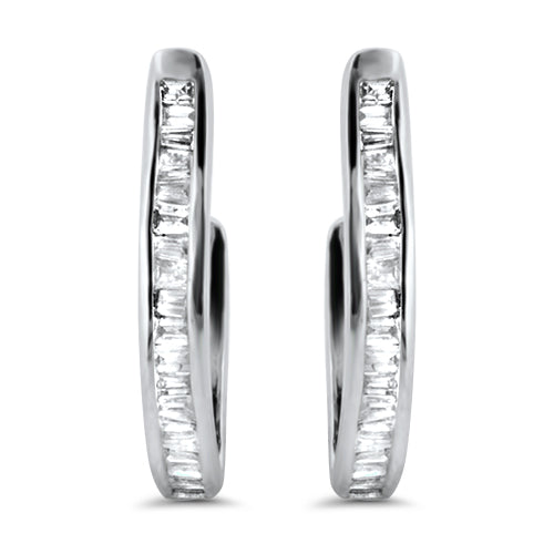 Diamond Hoops – Spirit Lake Silver and Gold