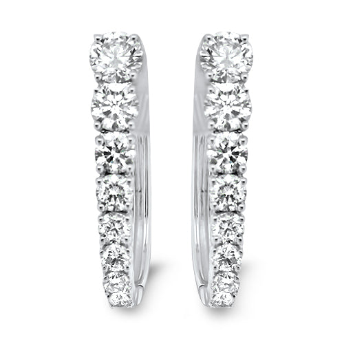 Diamond Hoops – Spirit Lake Silver and Gold